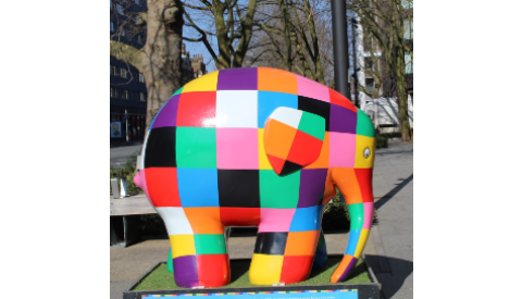 Elmer Trail London - Elephant Park - Wild in Art